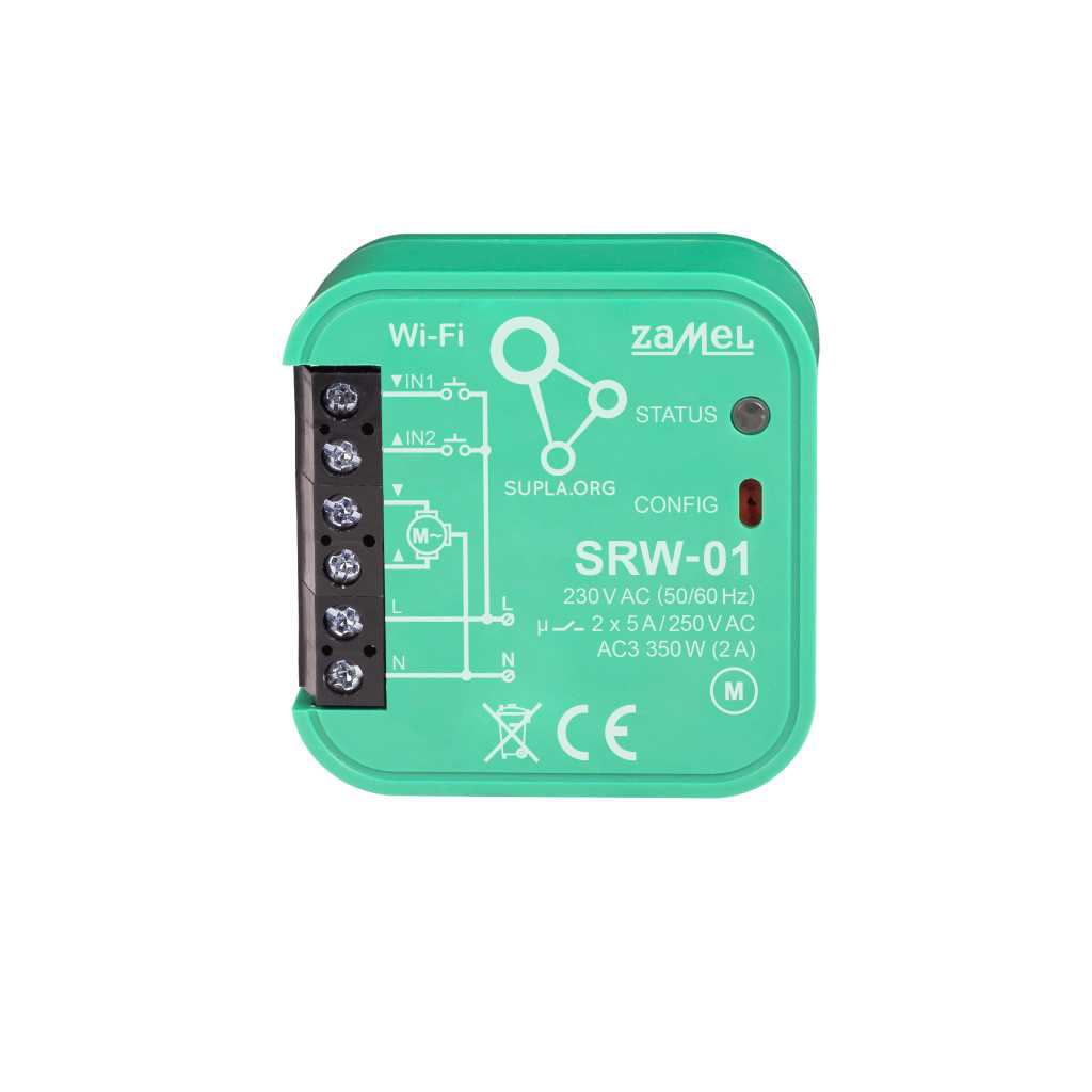 SUPLA Sterownik rolet WI-FI SRW-01 SPL10000004 – ZAMEL | TIM SA